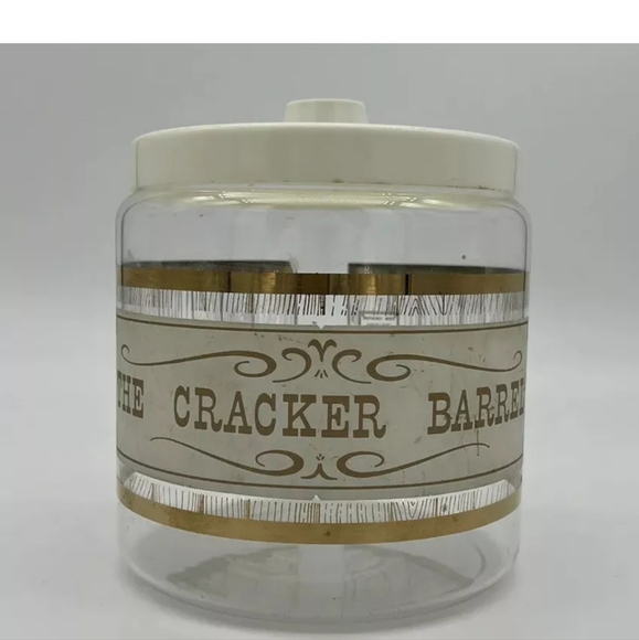 Pyrex | Kitchen | Vintage Pyrex Euc The Cracker Barrel Jar Glass ...